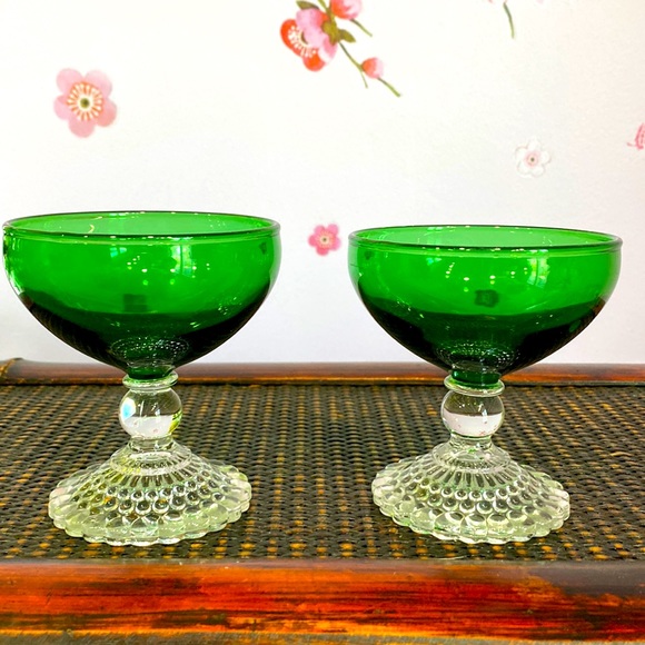 Anchor Hocking | Dining | Vintage Anchor Hocking Green Bubble Boopie ...
